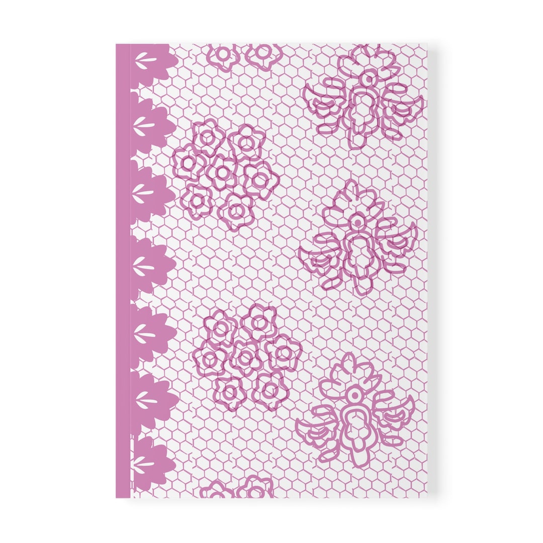 Pink Lace Journal Softcover Notebook, A5 - Etsy