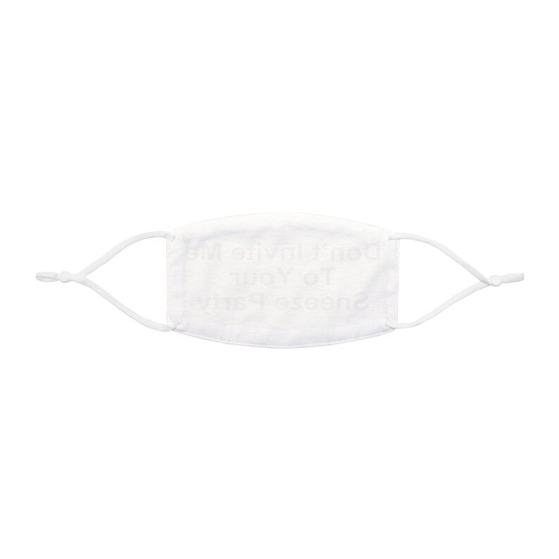 Sneeze Party Snug-fit Fabric Face Mask - Etsy