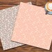 Peachy Blossoms Seamless Digital Paper Pack - Etsy