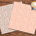 Peachy Blossoms Seamless Digital Paper Pack - Etsy