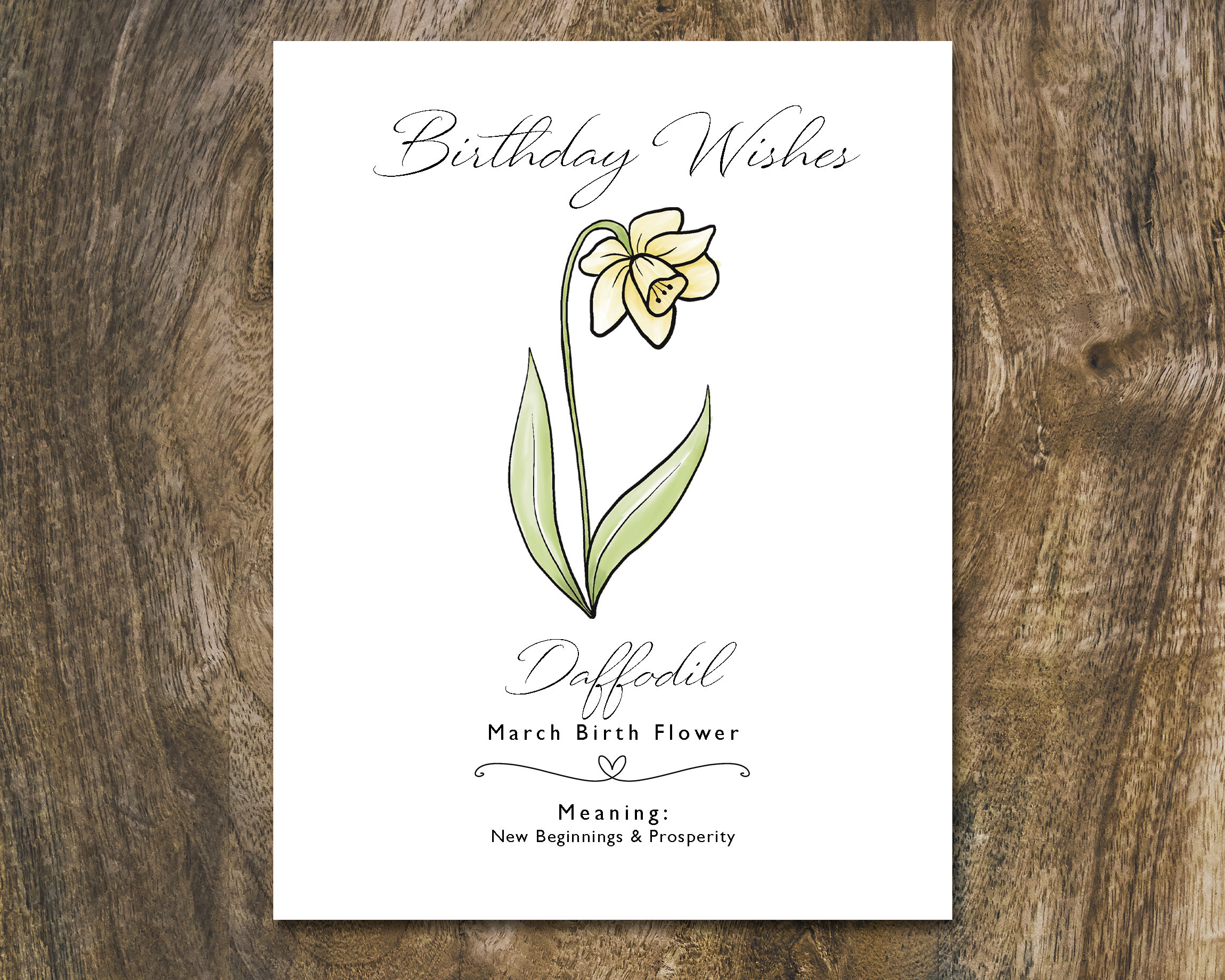 March Birth Flower Meaning