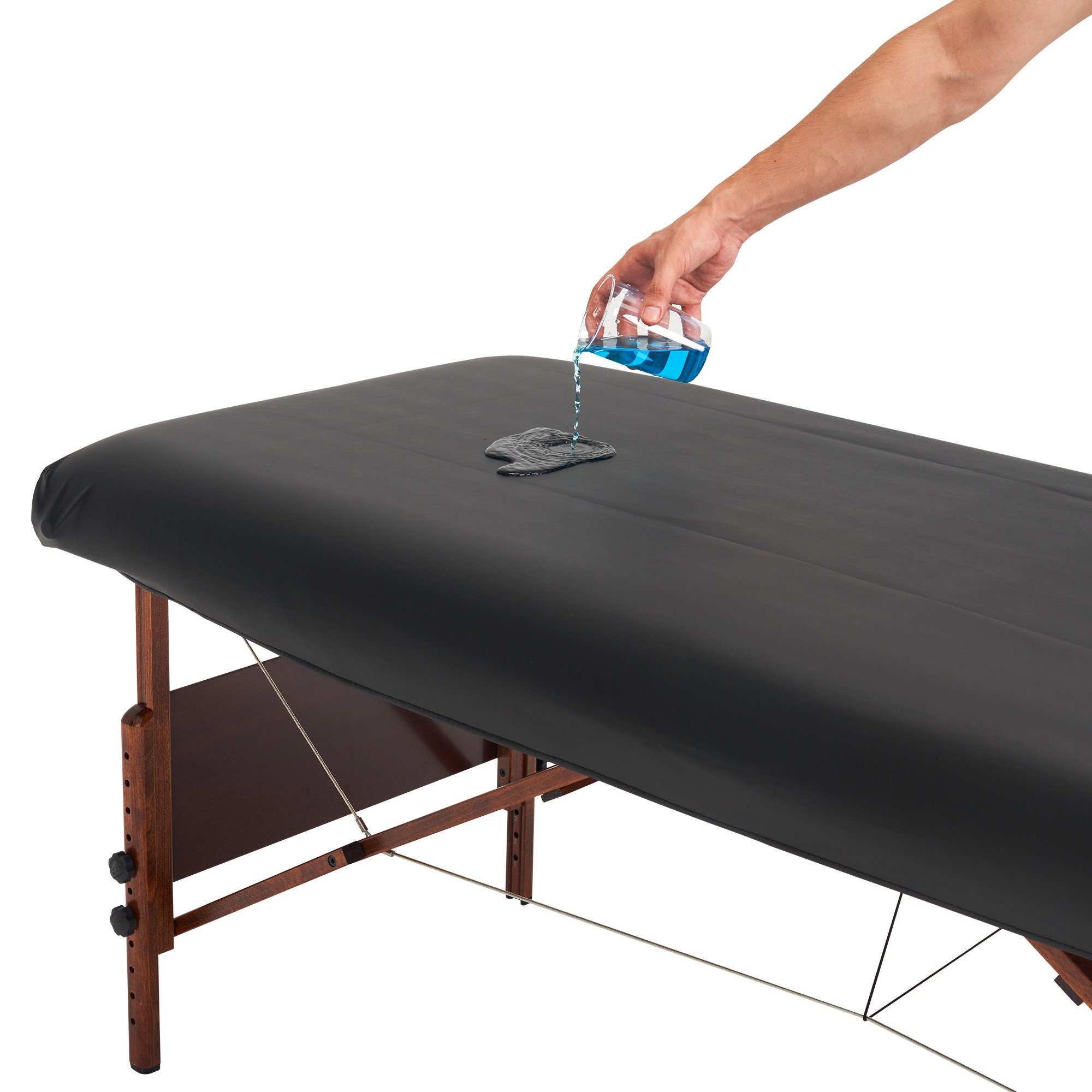 Master Massage Rectangular Universal Fabric Fitted Pu Vinyl Leather 6050