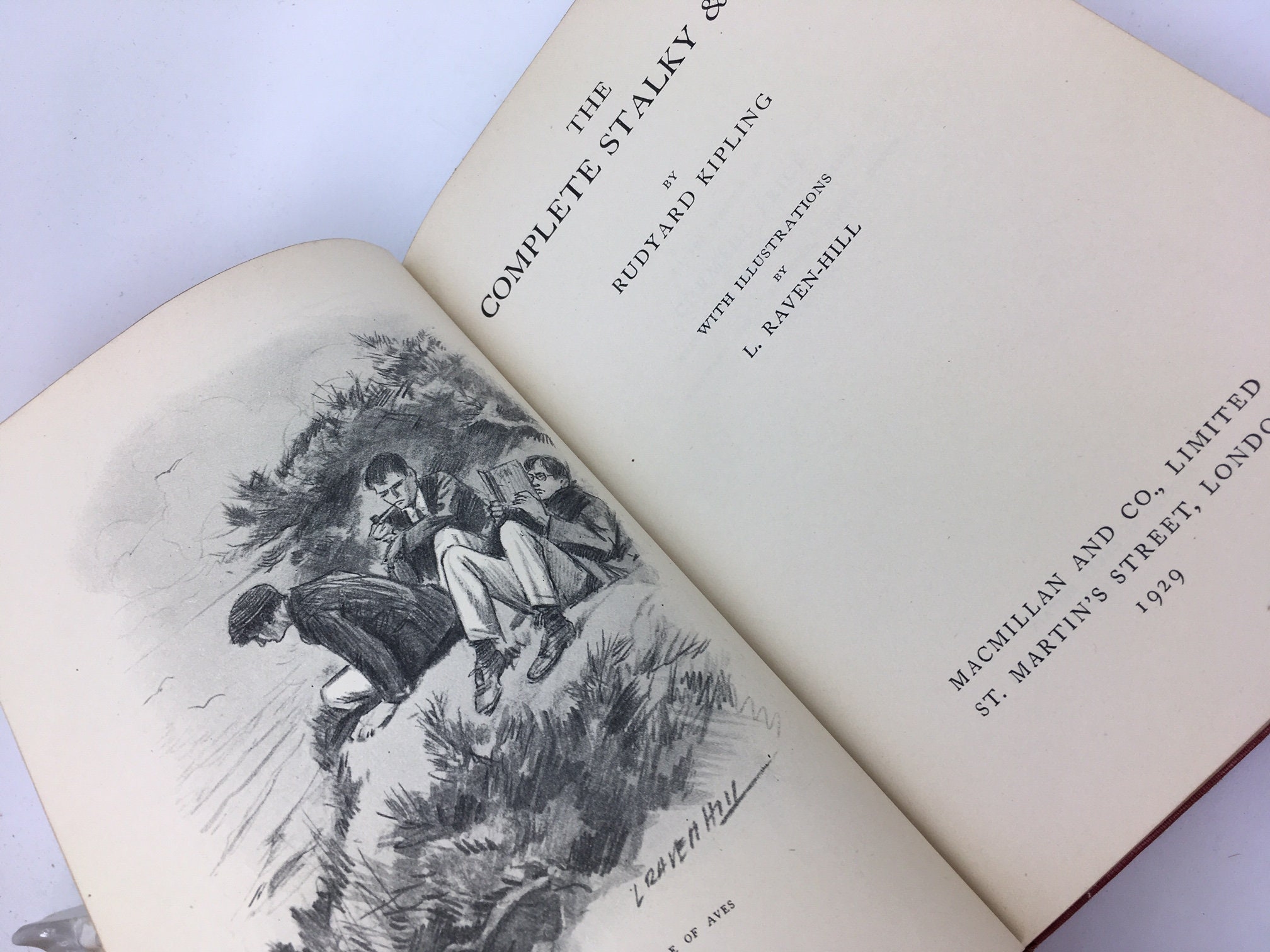 The Complete Stalky & Co Rudyard Kipling Vintage 1929 - Etsy España