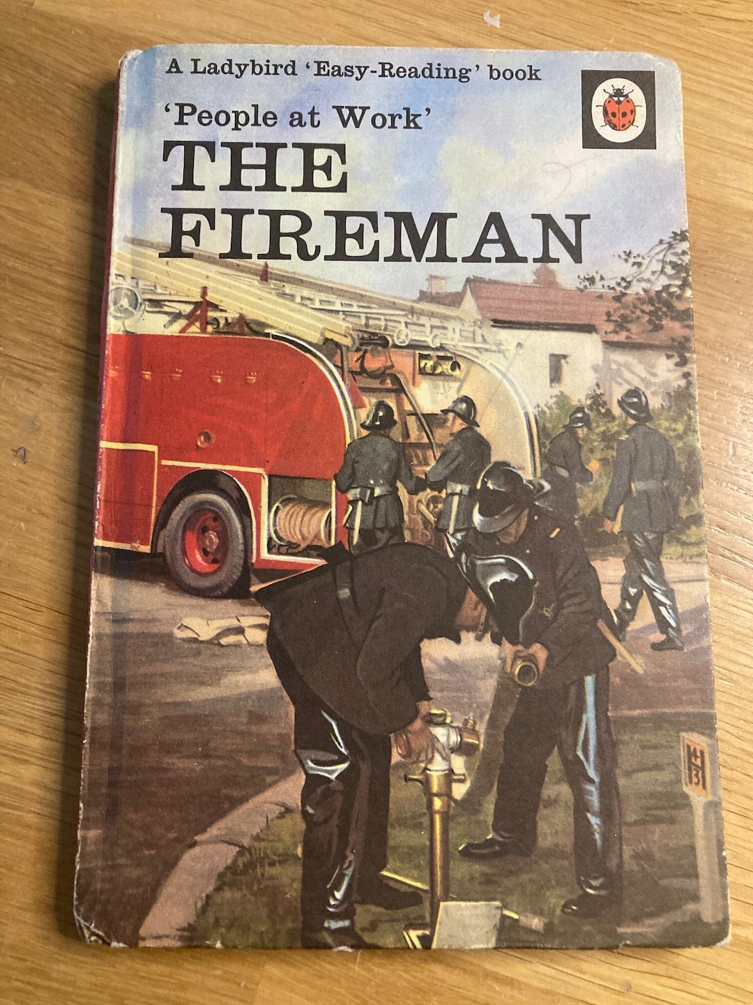 The Fireman - People at Work Ladybird Book - Series 606B - 1960s ...