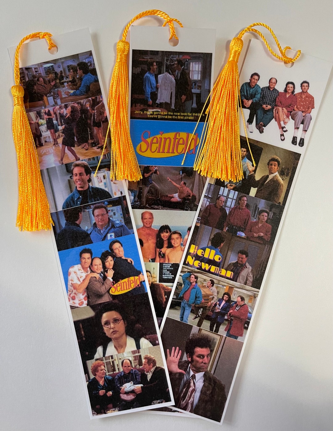 Seinfeld Collage--set of 3 Laminated Bookmarks - Etsy