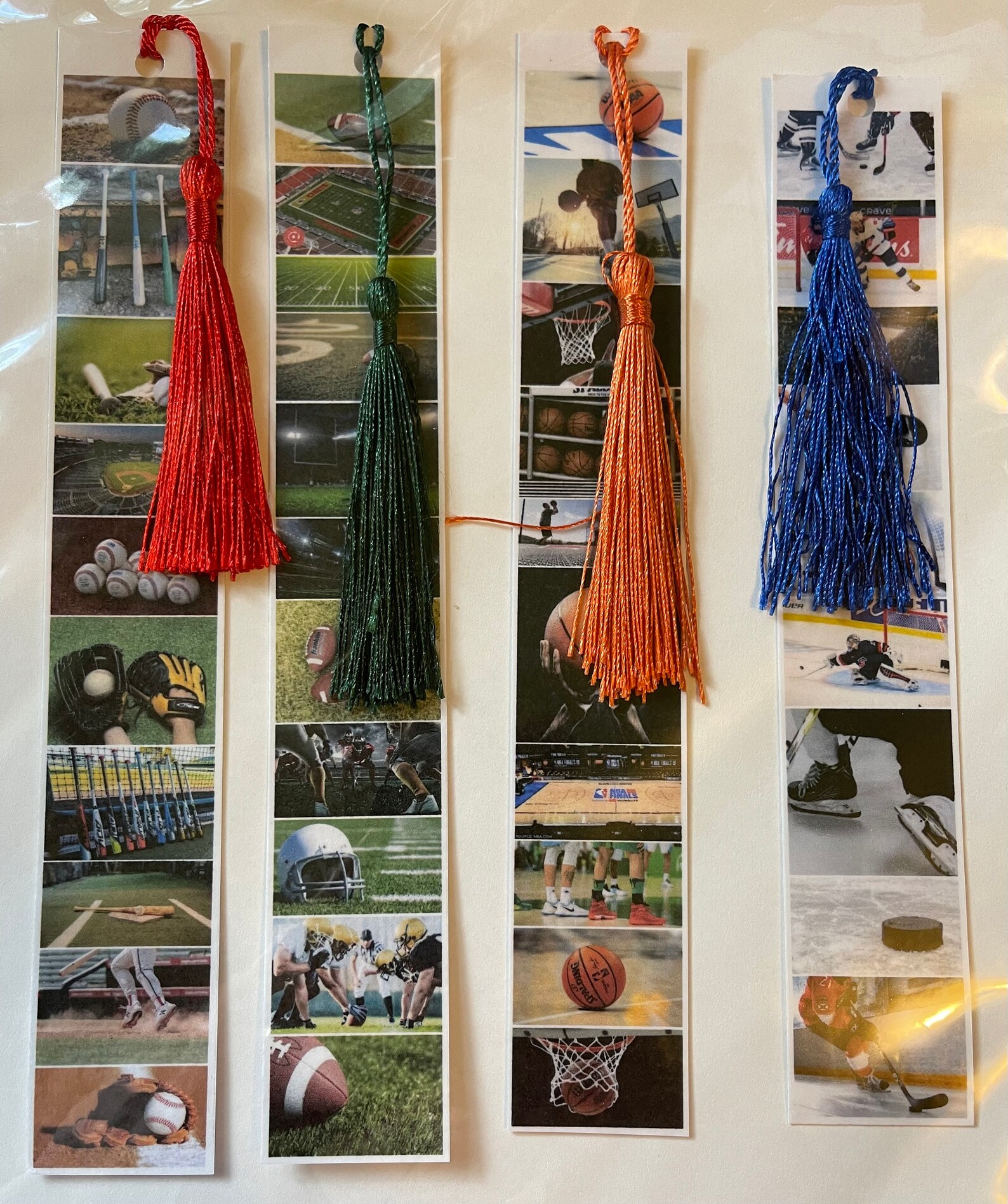 All Sports— Set of 4 Laminated Bookmarks - Etsy