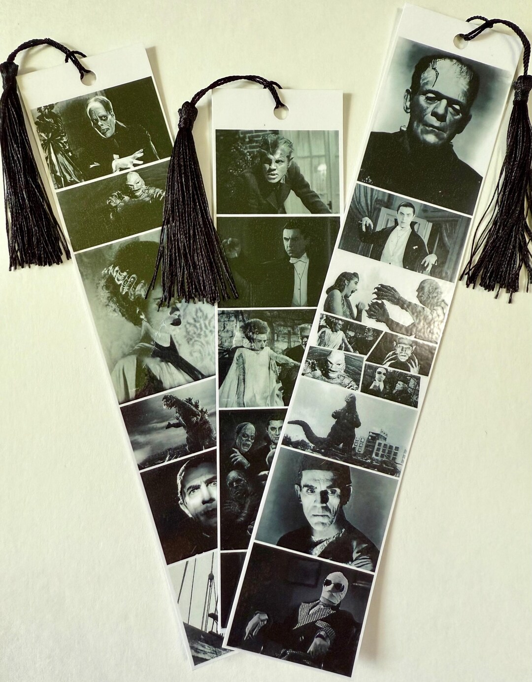 Classic Hollywood Movie Monsters— Set of 3 Bookmarks - Etsy