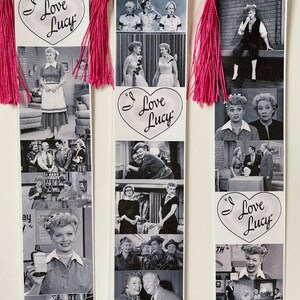 I Love Lucy— Set of 3 Laminated Bookmarks - Etsy