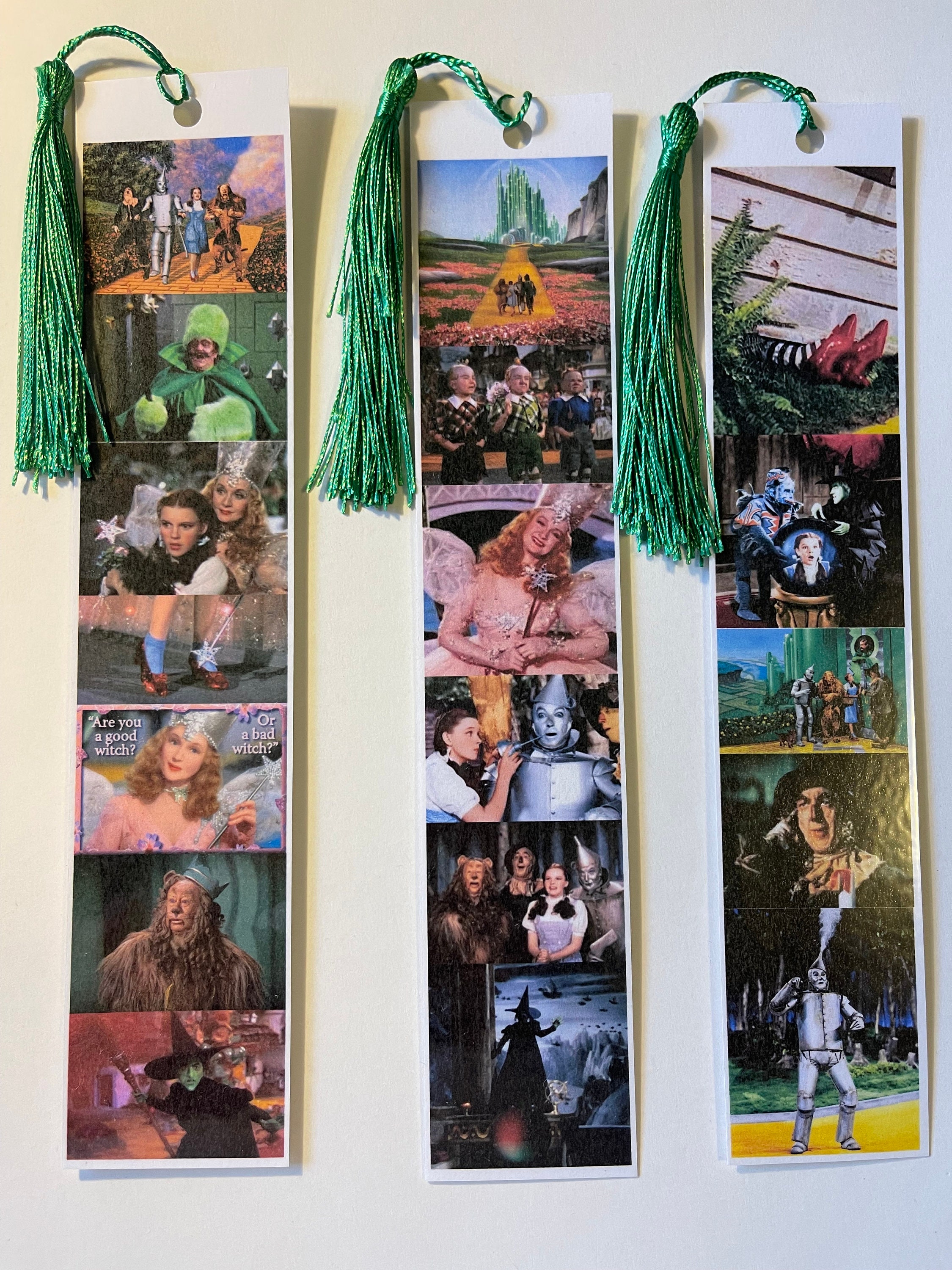 The Wizard of Oz- Set of 3 Laminated Bookmarks - Etsy