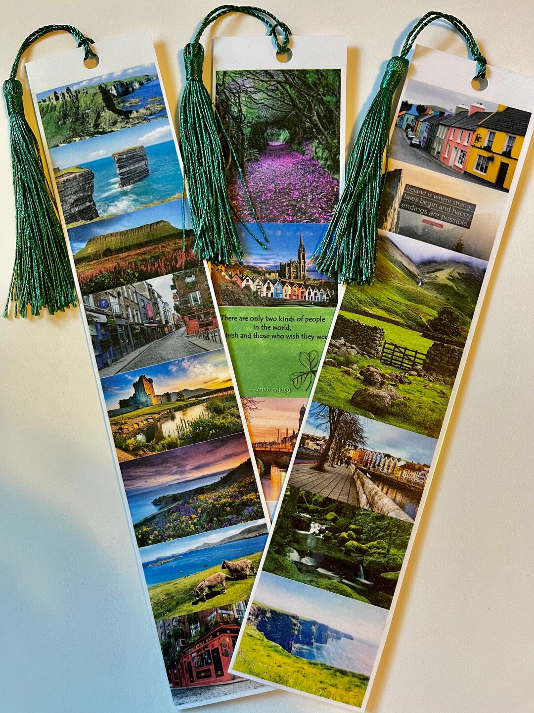 Ireland Collage- Set If 3 Laminated Bookmarks - Etsy