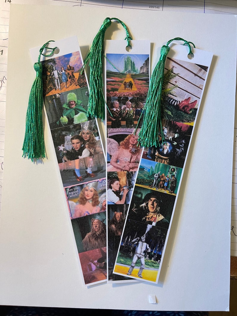 The Wizard of Oz- Set of 3 Laminated Bookmarks - Etsy