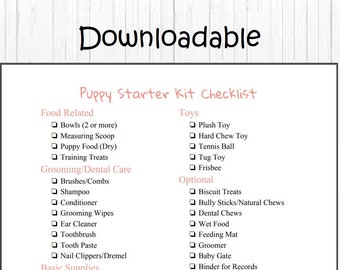 Service Dog Socialization Checklist - Etsy