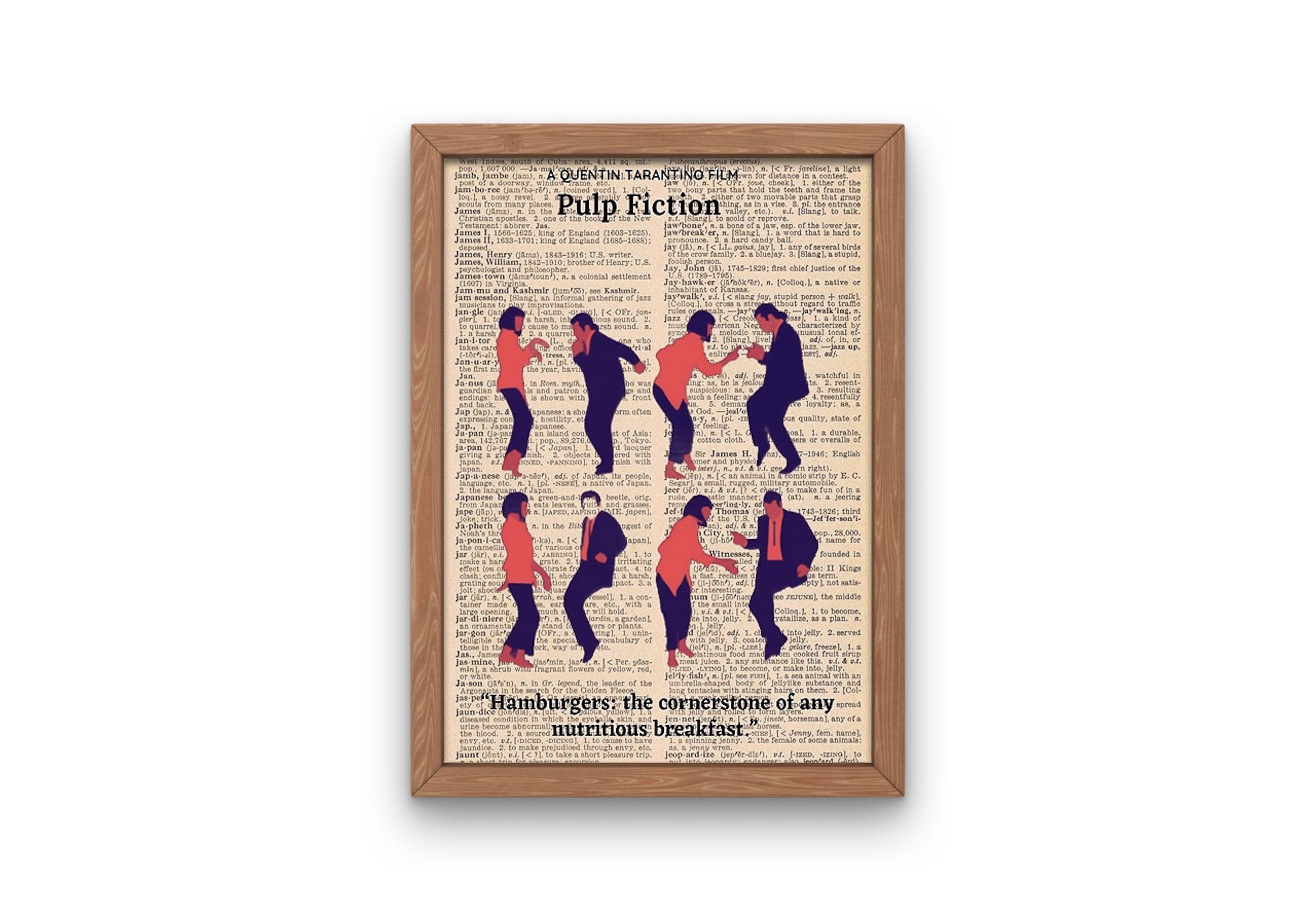 Pulp Fiction Posters Set, Two Printable Movie Posters, Tarantino Movie ...