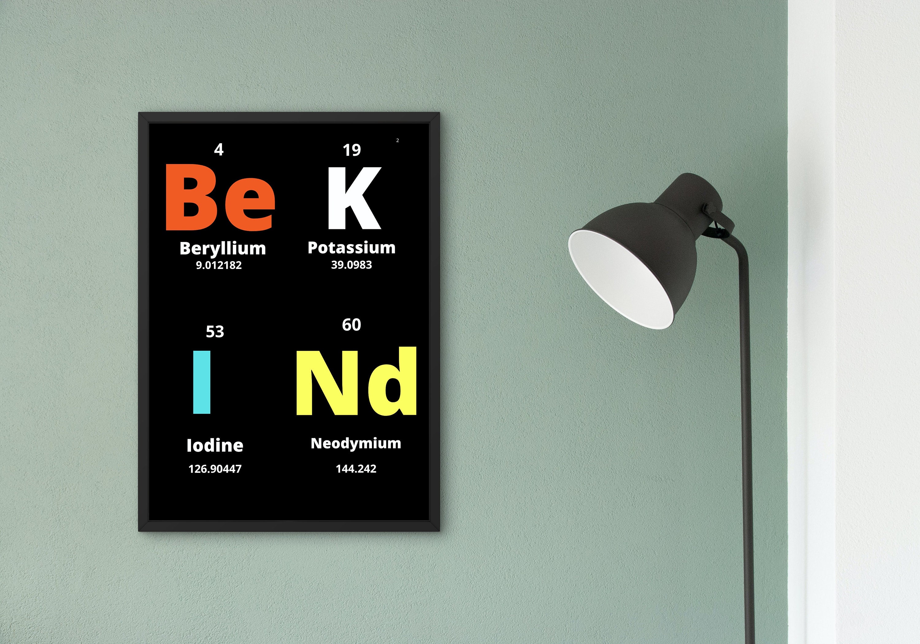 Chemistry Periodic Table, Chemistry Wall Art, Chemistry Teacher Gift ...
