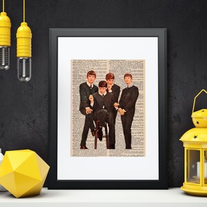 The Beatles Poster Printable Wall Art Set of 2, Beatles Art, Music ...
