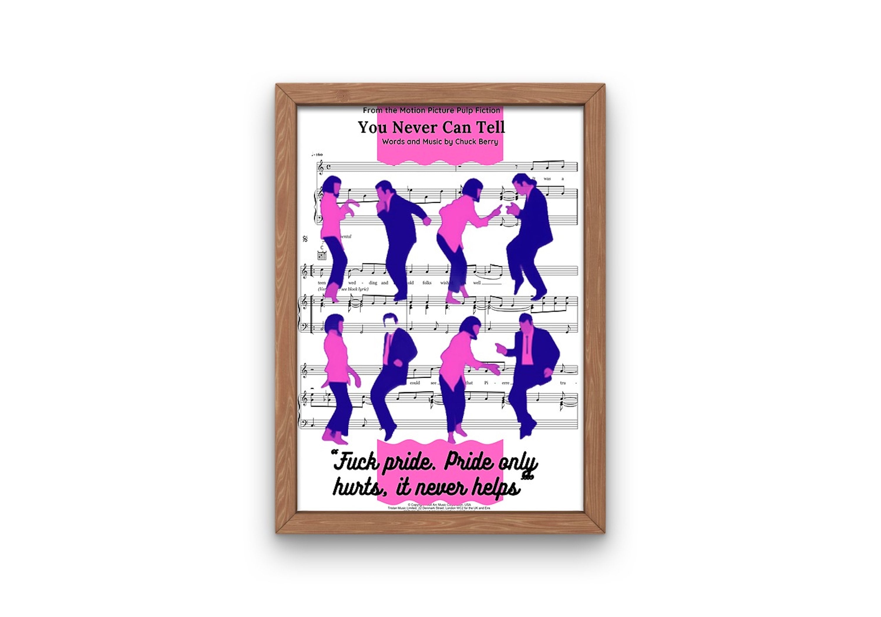 Pulp Fiction Posters Set, Two Printable Movie Posters, Tarantino Movie ...