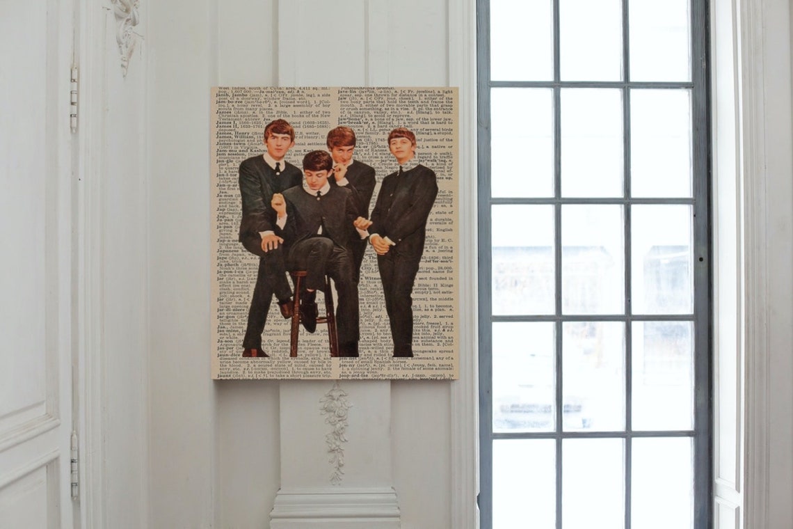 The Beatles Poster Printable Wall Art Set of 2, Beatles Art, Music ...
