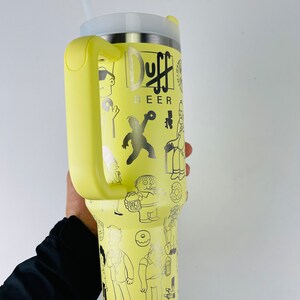 Stanley 40oz Tumbler Pomelo the Simpsons Engraved - Etsy