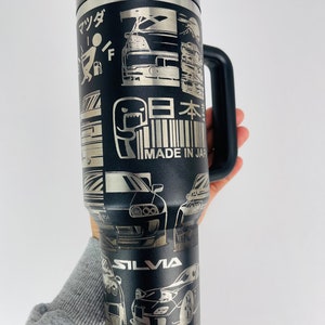 Stanley 40oz Tumbler JDM Theme Laser Engraved - Etsy