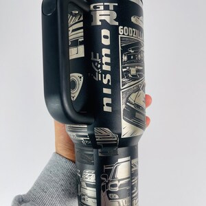 Stanley 40oz Tumbler JDM Theme Laser Engraved - Etsy