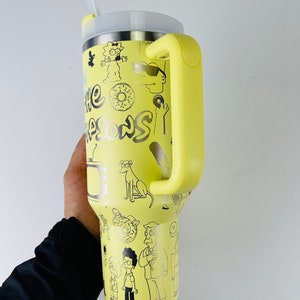 Stanley 40oz Tumbler Pomelo the Simpsons Engraved - Etsy