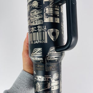 Stanley 40oz Tumbler JDM Theme Laser Engraved - Etsy