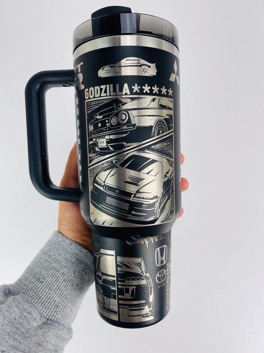 Stanley 40oz Tumbler JDM Theme Laser Engraved - Etsy