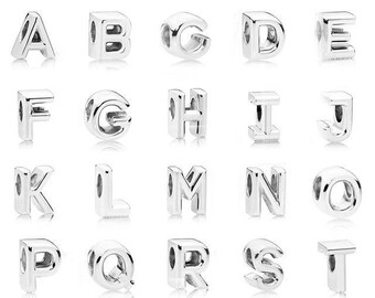 Pandora Alphabet Letters - Etsy UK