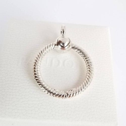 Pandora Moments Small Pavé O Pendant Authentic Silver 925 Ale - Etsy