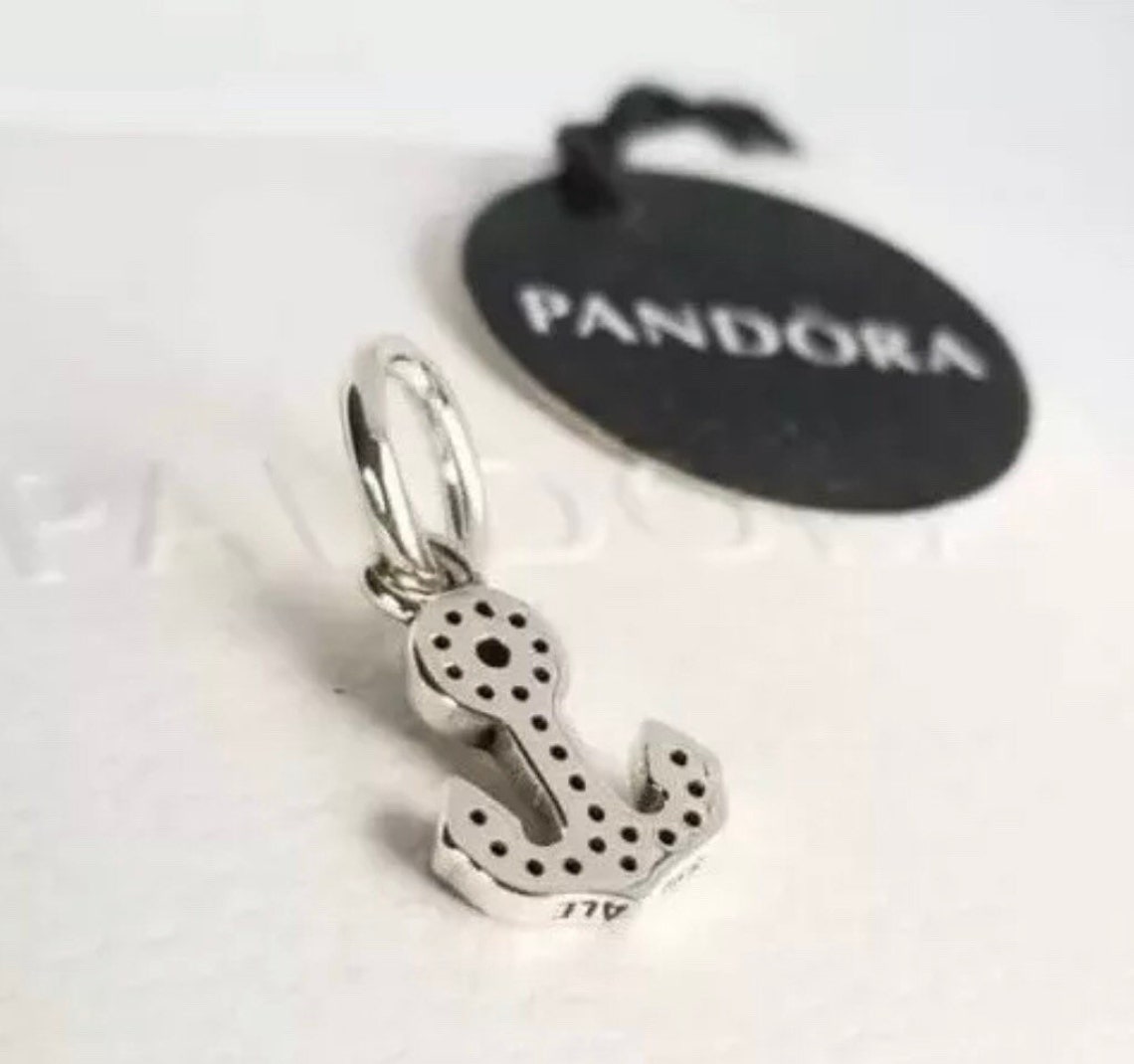Pandora Symbol of Stability Anchor Dangle Charm Sea Authentic | Etsy