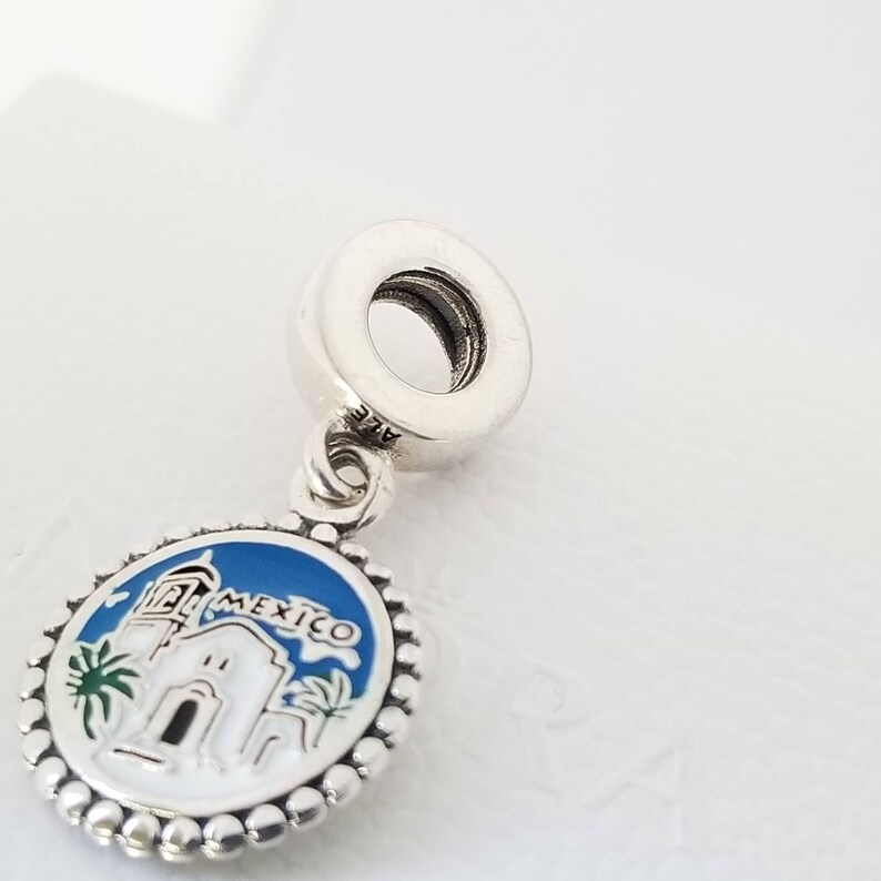 PANDORA Mexico Blue Sterling Silver Travel Charm Bead Dangle - Etsy