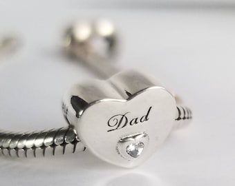 Pandora Dad Charm - Etsy