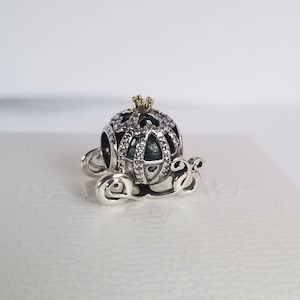 Pandora Disney Cinderella's Pumpkin Coach Charm 791573CZ - Etsy