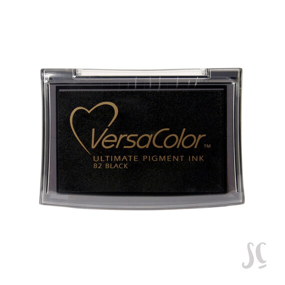 Black VersaColor® Pigment-Based Ink Pad Archival Non-Toxic | Etsy