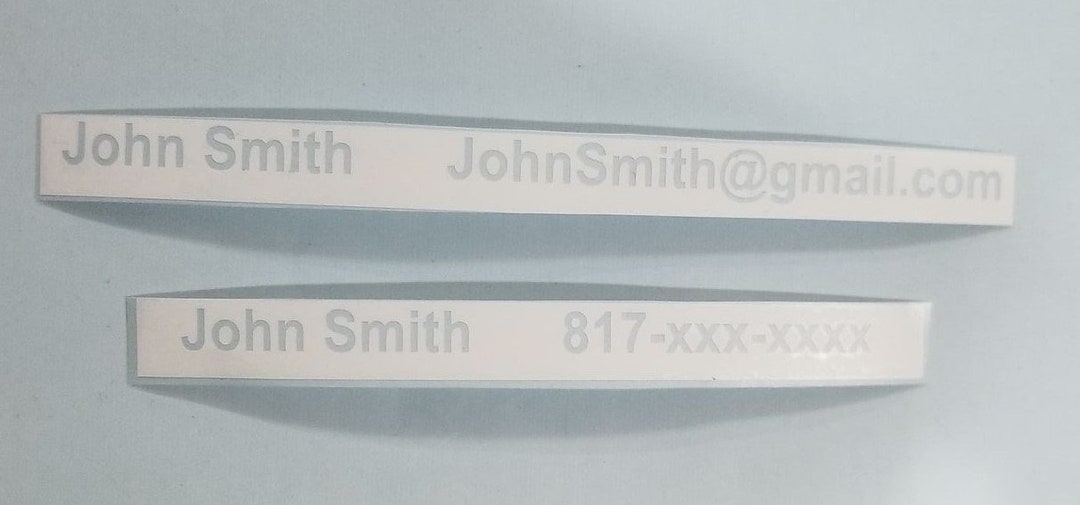 Disc Golf Name and Number Stencils. - Etsy