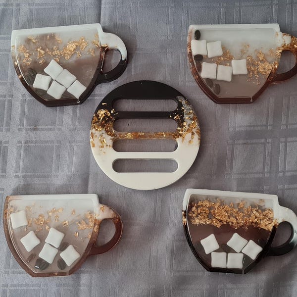 Resin Cup Coaster - Etsy