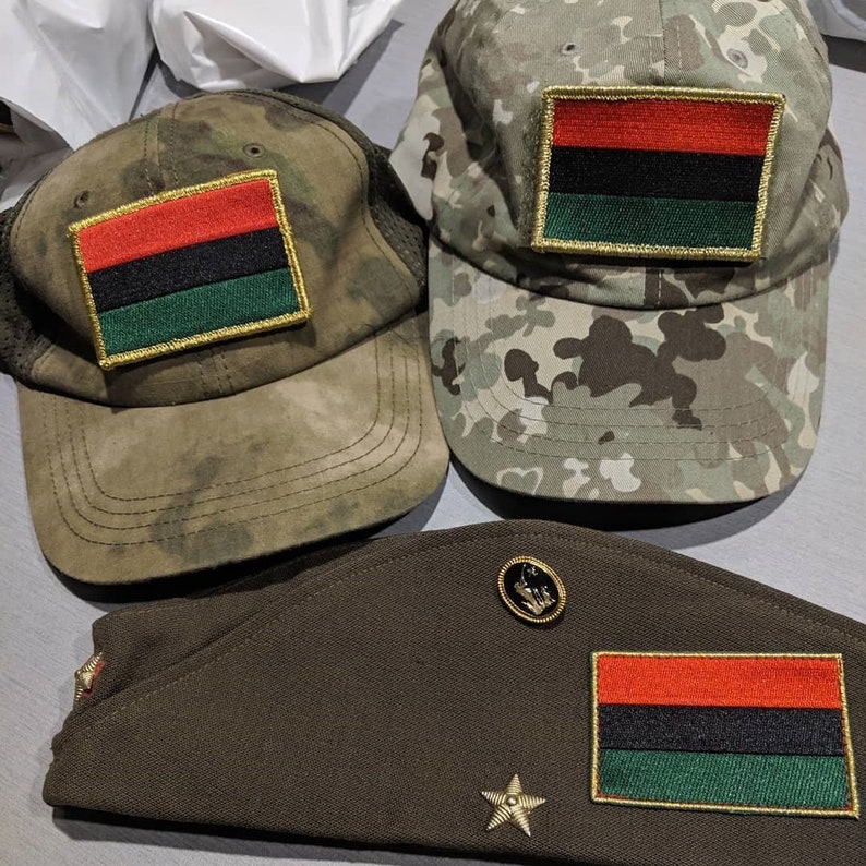 Pan-african Flag Embroidered Velcro Patch high Quality - Etsy