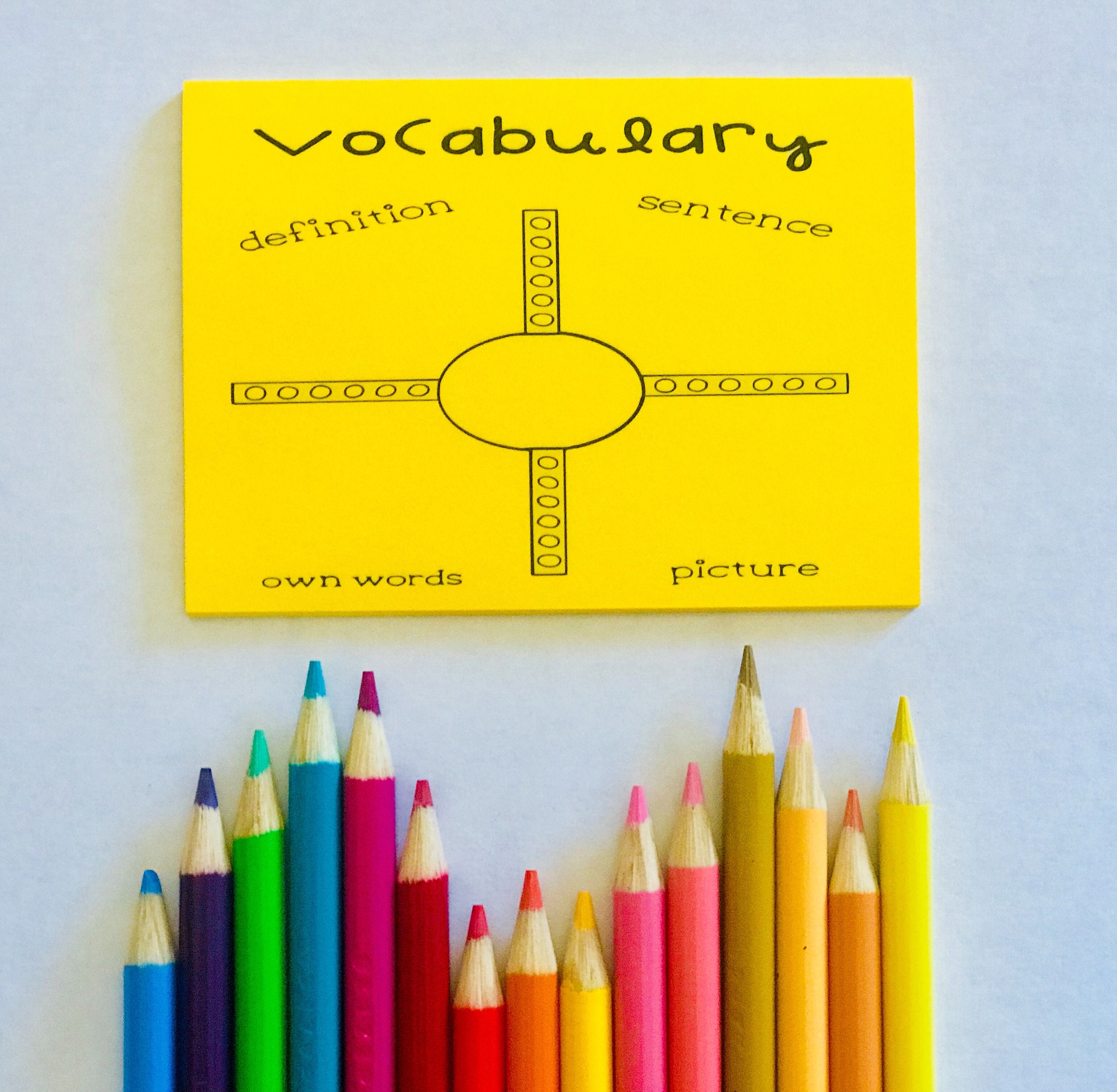 Teacher Sticky Notes for Vocabulary Teacher Stickies ™ Created by ...