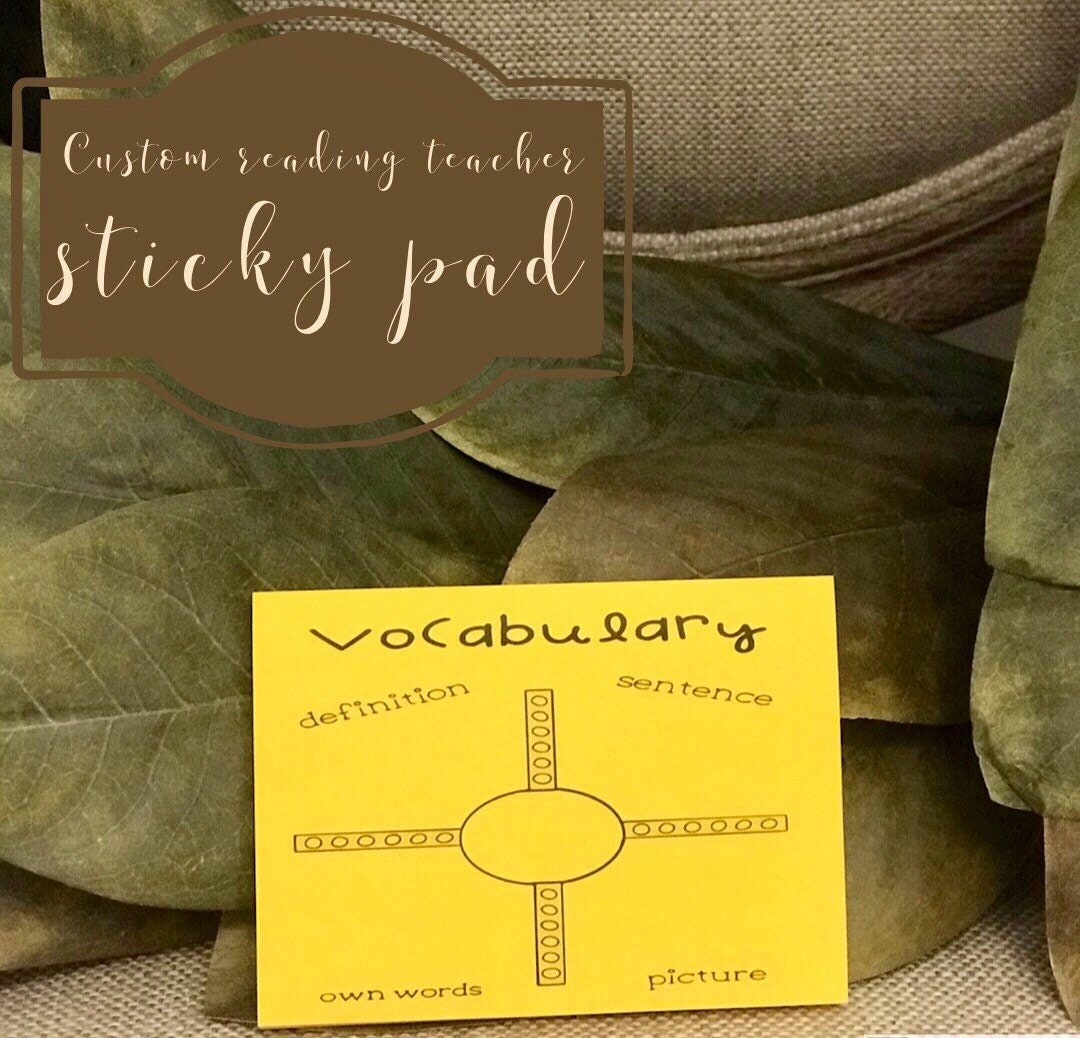 Teacher Sticky Notes for Vocabulary Teacher Stickies ™ Created by ...