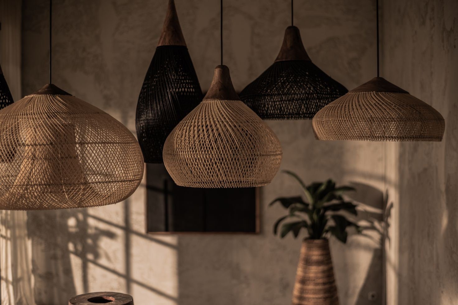 Bell Lamp 60cm Large Rattan Lamp Shade & Light Fitting - Etsy UK