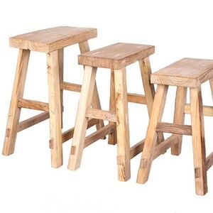 Old Barn Rustic Stool 20 to 24 Height Rustic Bed Side Table Rustic ...