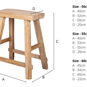 Old Barn Rustic Stool 3 Sizes 50 / 55 / 60cm Vintage Rustic - Etsy Canada