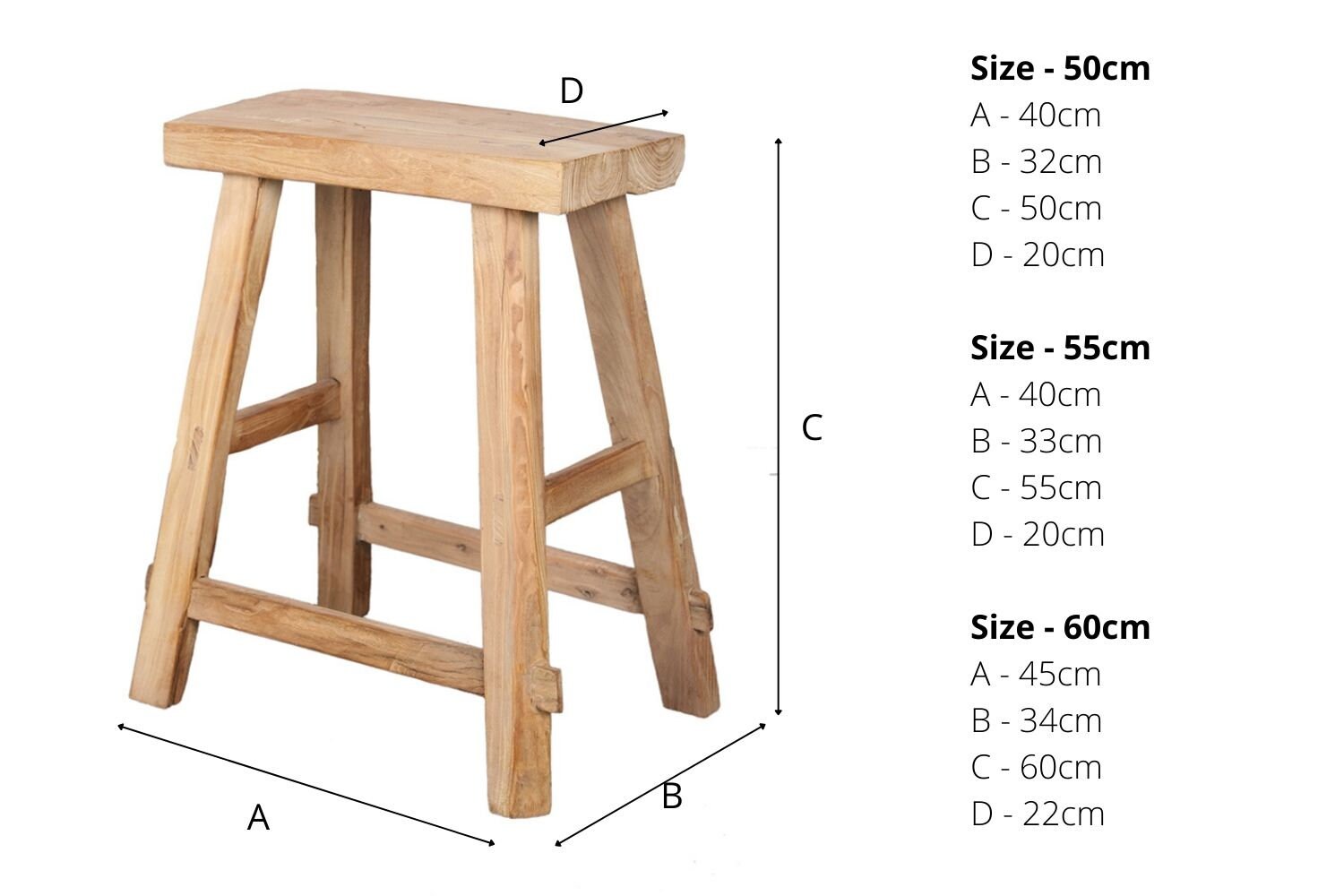 Old Barn Rustic Stool 3 Sizes 50 / 55 / 60cm Vintage Rustic - Etsy Canada