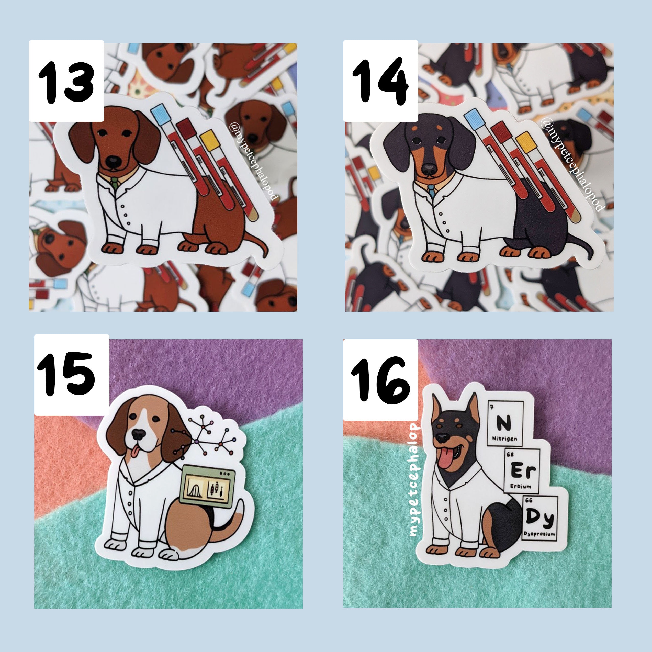 DOGTOR Vinyl Sticker Science Stem Biology Chemistry - Etsy