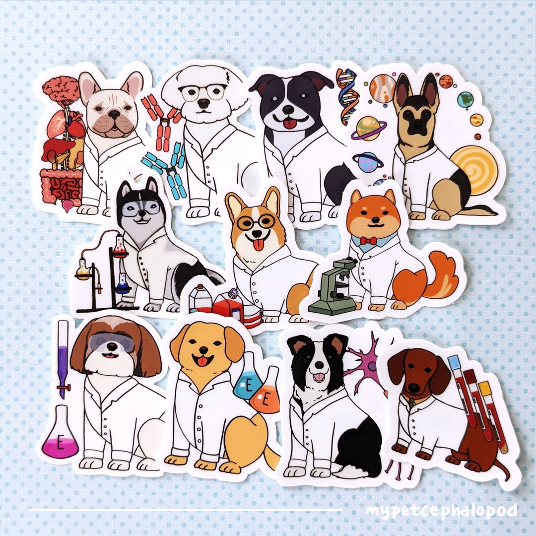 DOGTOR Vinyl Sticker | Science Stem Biology Chemistry Microbiology ...