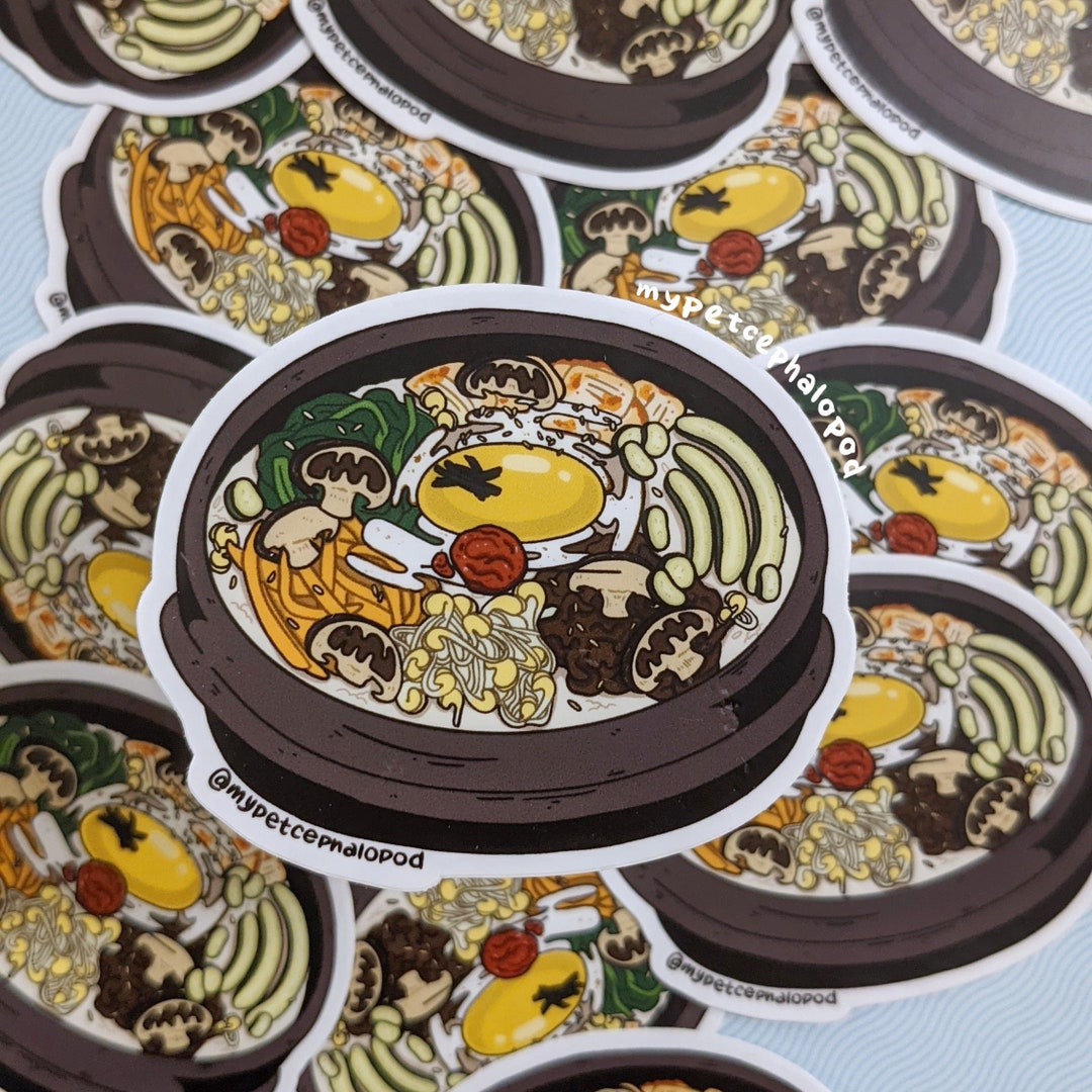 Bibimbap Cell Vinyl Sticker | Science Biology STEM Molecular Food ...