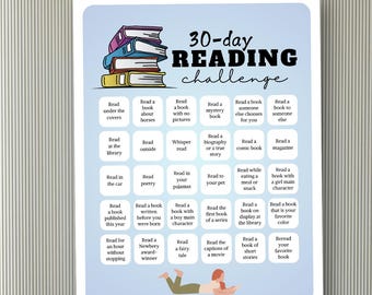 30-day Reading Challenge - Etsy