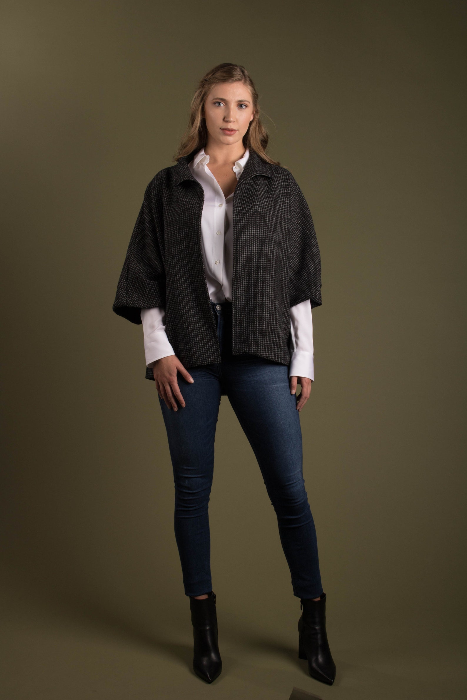 Wool Dolman Sleeve Cocoon Jacket - Etsy New Zealand