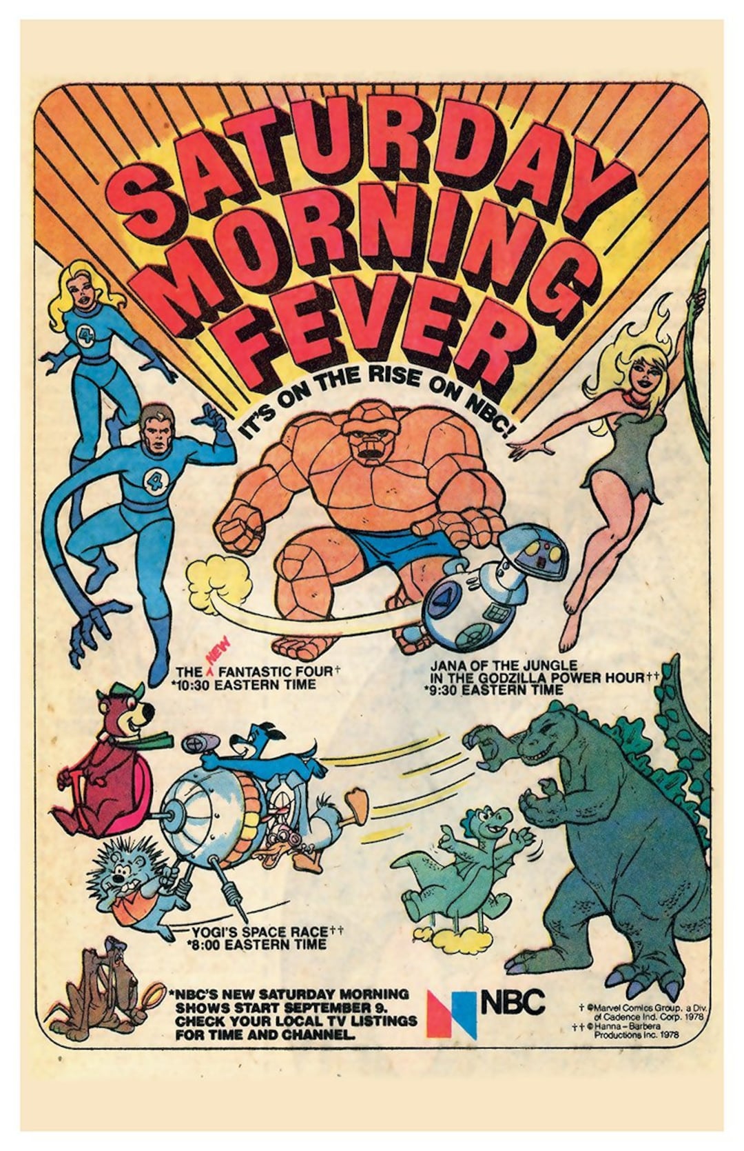 NBC Saturday Morning Line Up - Etsy