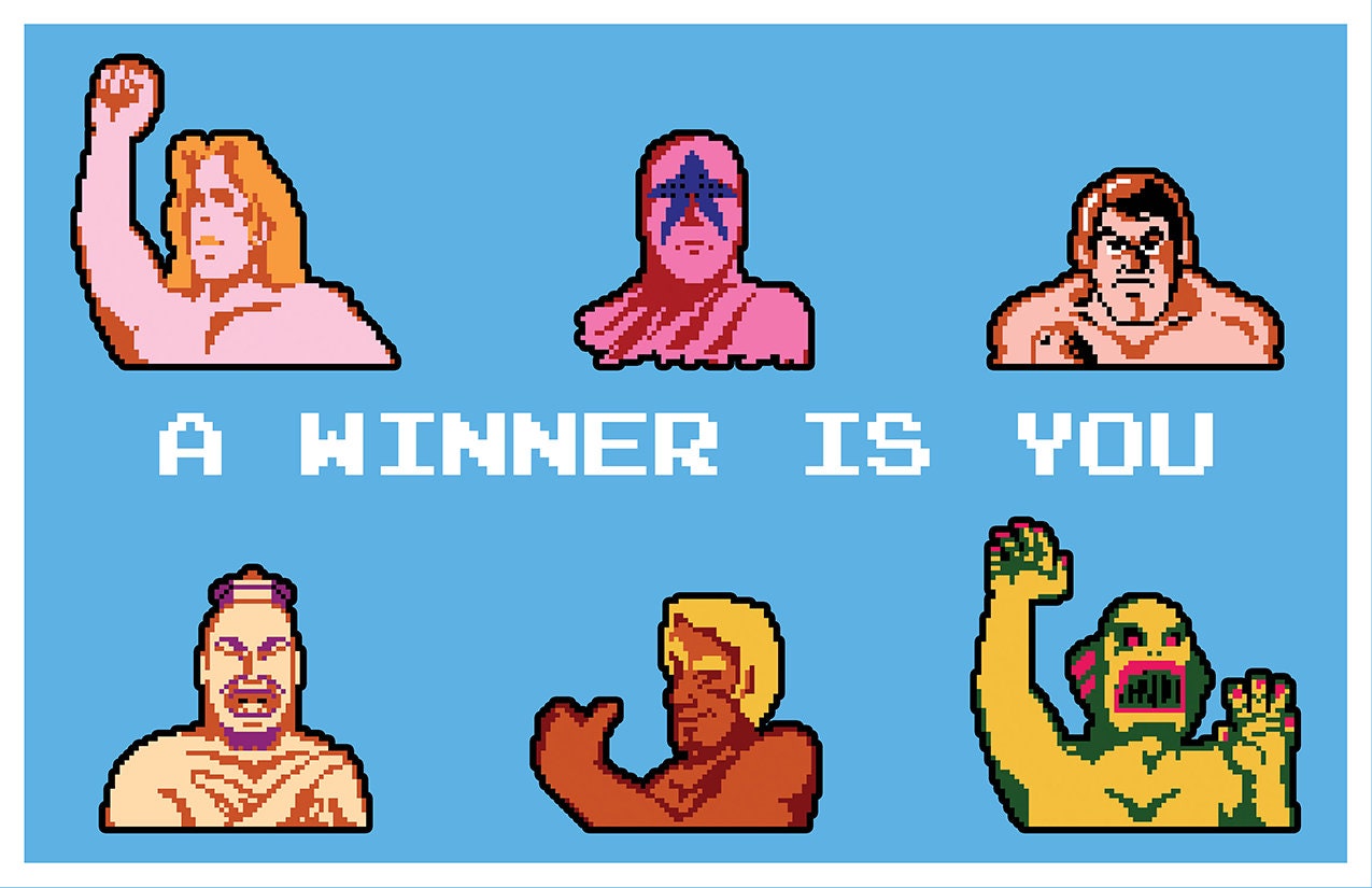 Pro Wrestling a Winner is You - Etsy